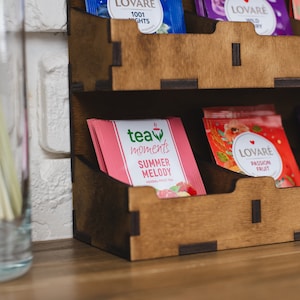 Tea Bag Organizer Box, Tea Bag Holder, Tea Bag Storage Box, Tea Bag ...