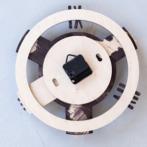 Modern Wall Clock Unique, Abstract Wall Clock, Clock Wall Decor, Men ...
