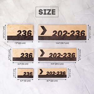 Apartment Number Sign, Suite Number Sign, Unit Number Sign, Hotel Room ...