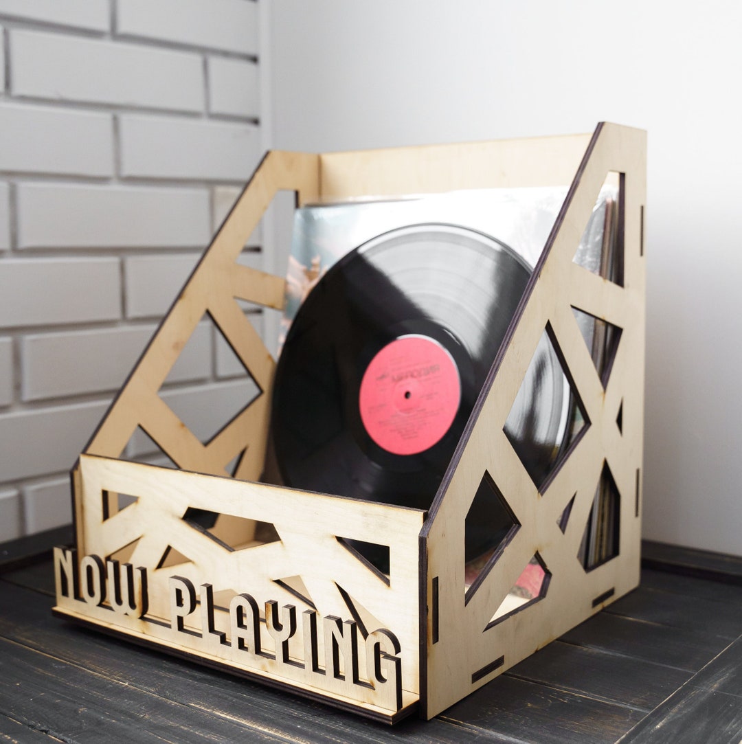Vinyl Record Holder Box, Vvinyl Record Rack, Vinyl Record Stand , Vinyl ...