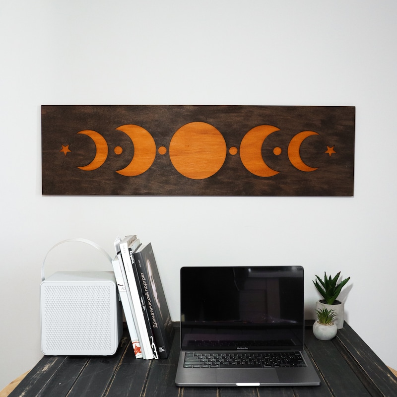 Wood Moon - Etsy