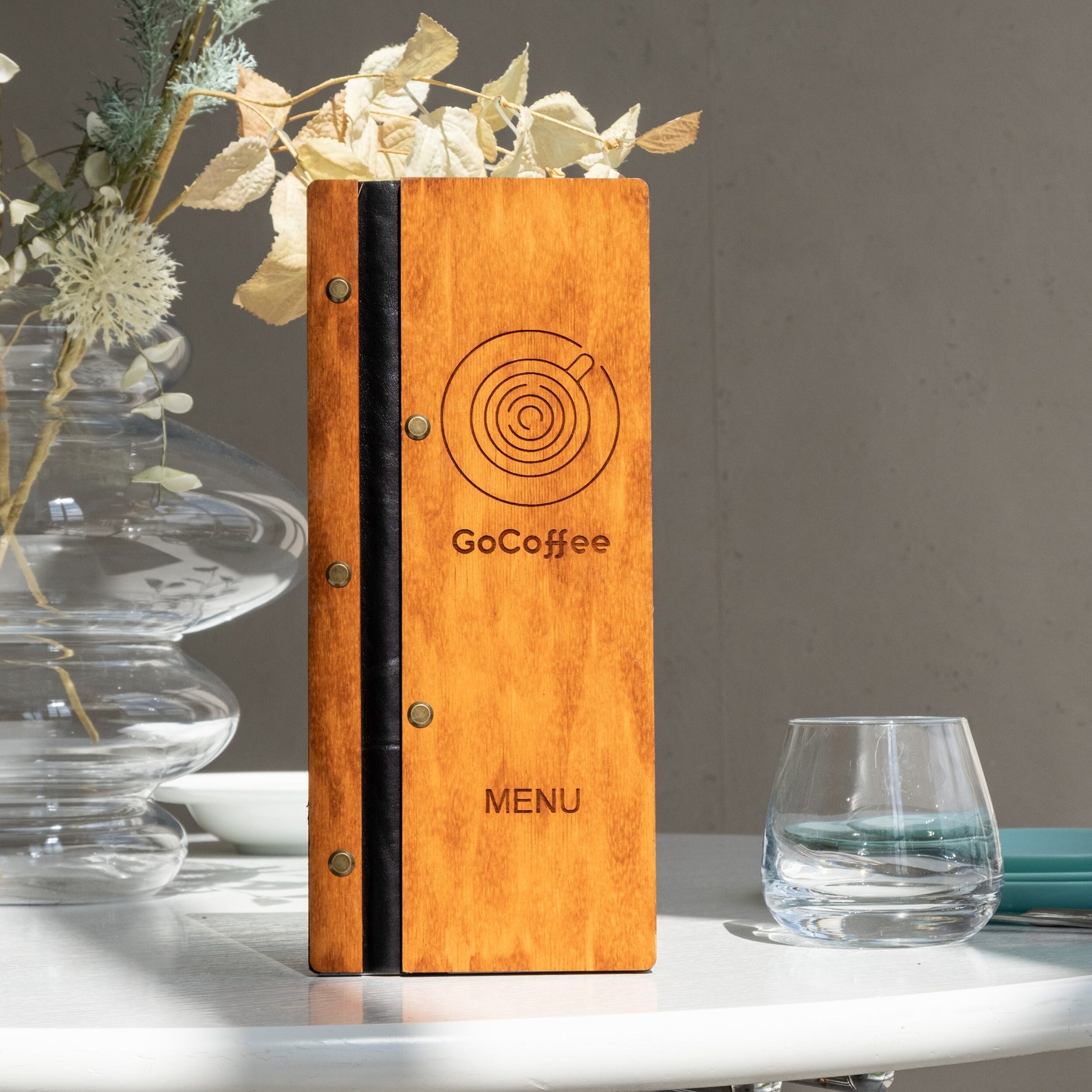 Personalized Coffee Bar Menu, Coffee Bar Menu Holder, Coffee Menu Cover ...