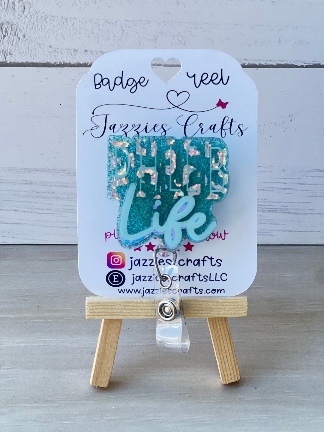 Phleb Life Badge Reel - Etsy