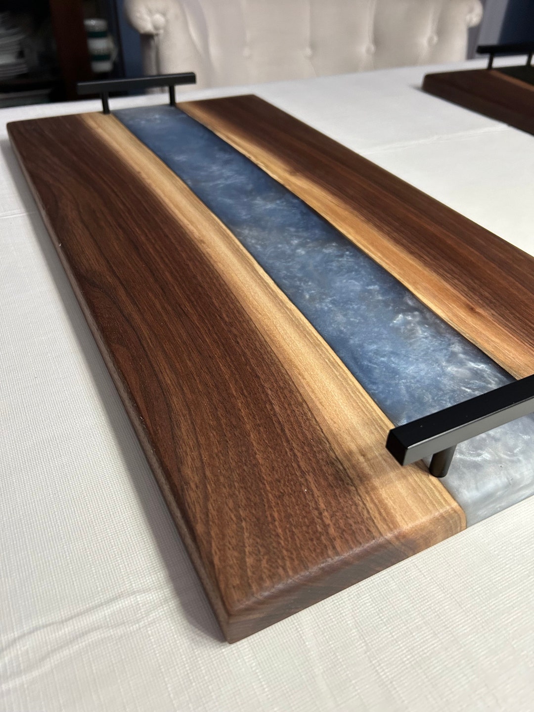 Custom Canadian Live Edge Epoxy Resin Charcuterie Boards, Cheese ...