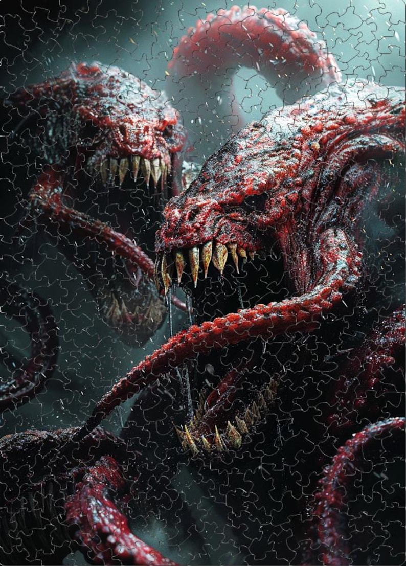 Puzzle for Adults. Cthulhu and H.P. Lovecraft Primeval World. Many ...