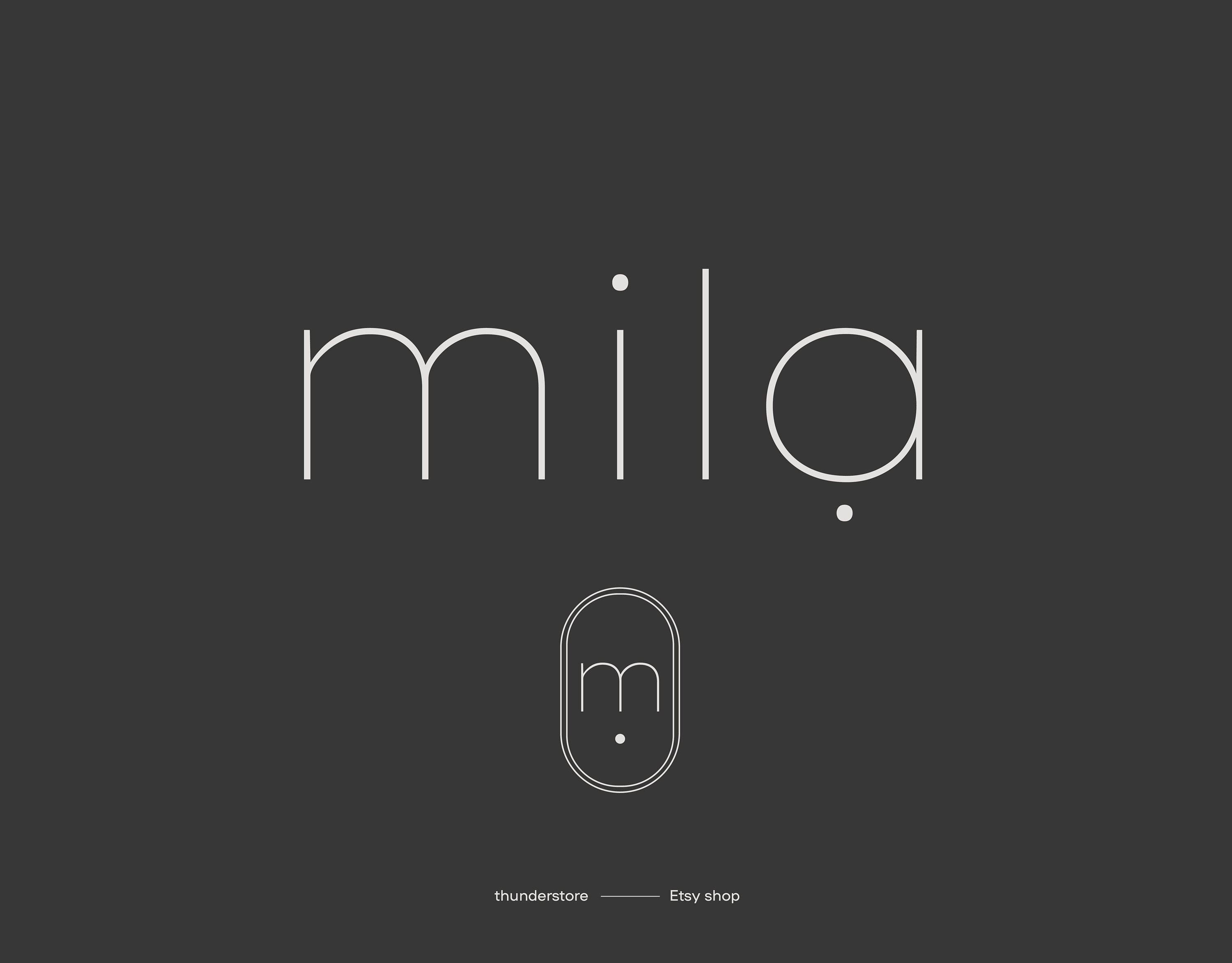 Custom Name Minimalist Logo Design Modern Premade Logo Fashion & Beauty ...