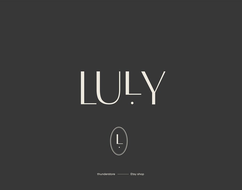 Custom Name Minimalist Logo Design Modern Premade Logo Fashion & Beauty ...