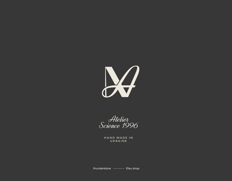 Custom Name Minimalist Logo Design Modern Premade Logo Fashion & Beauty ...