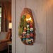 Lighted Miniature Village Wall Art Wooden Wall Decor– Handmade ...