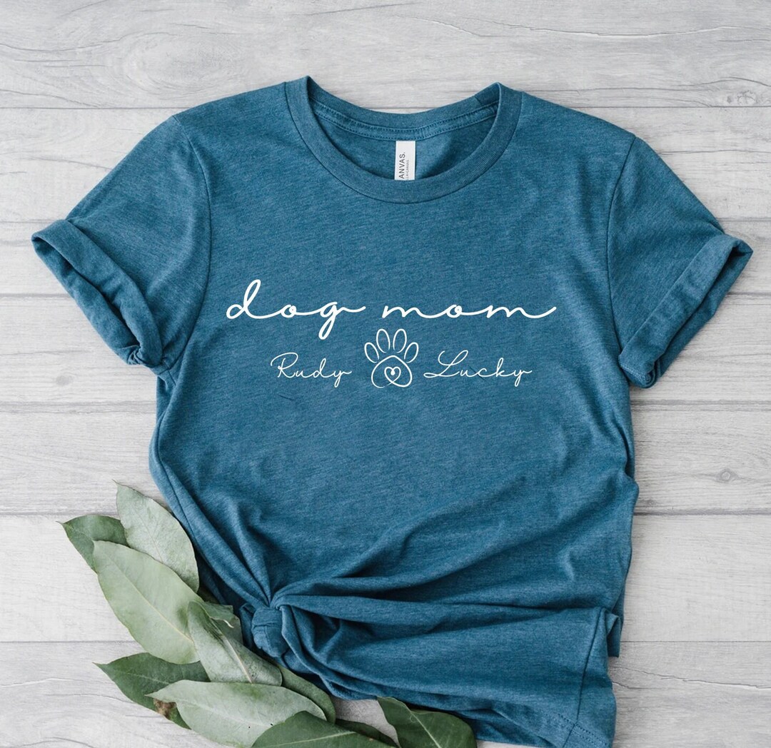 Dog Mom Shirts, Custom Dog Mom Shirt, Dog Mom Sweatshirt, Womens ...