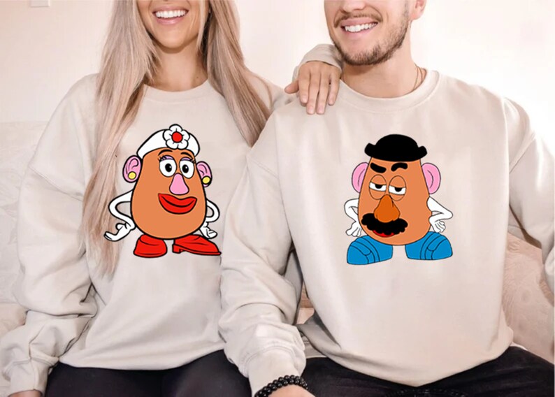 Mr Potato and Ms Potato Heads Inspired Couples Matching Shirt, Mr ...