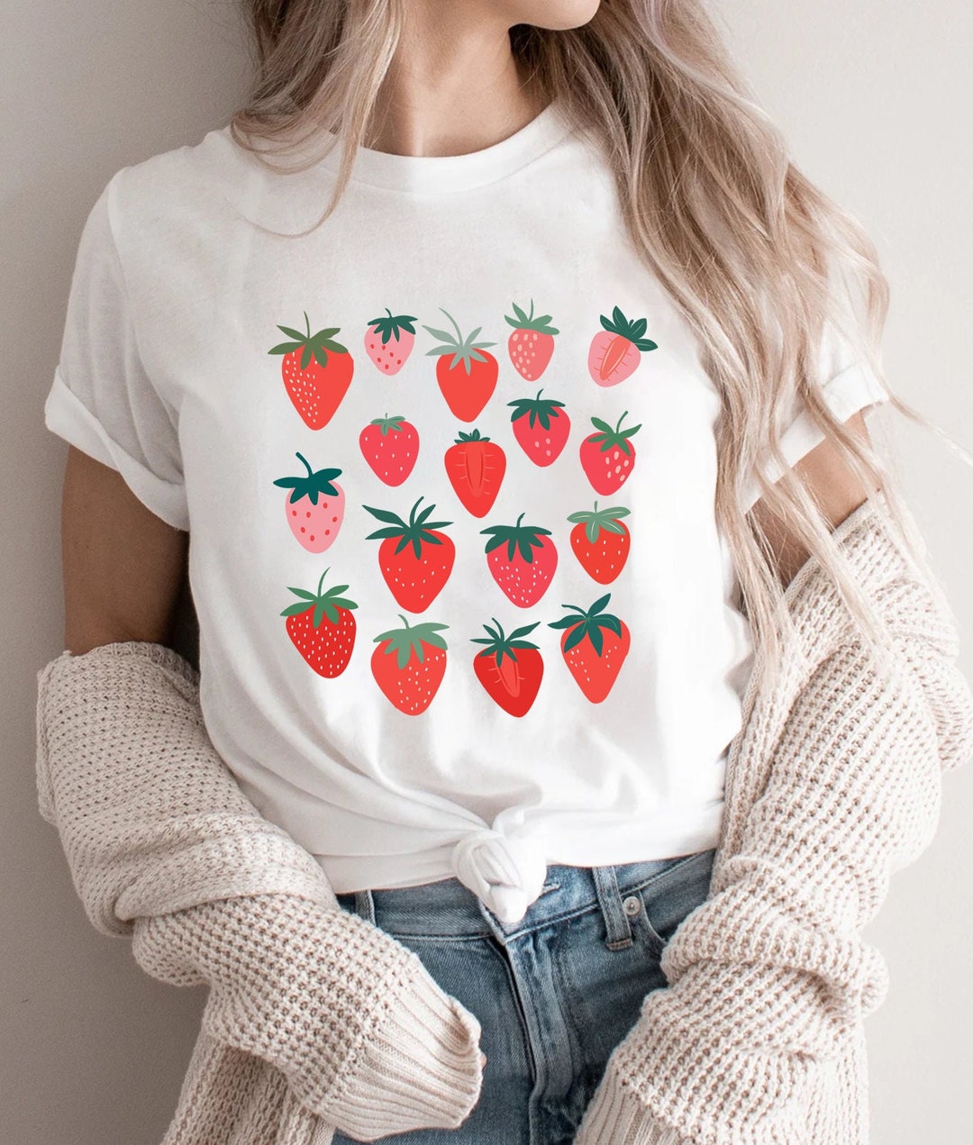 Strawberry Shirt, Strawberry Clothes ,strawberry Tee, Garden Shirt ...
