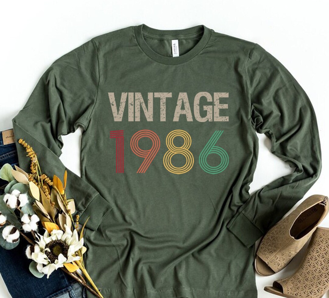 38th Birthday Shirt, Vintage T Shirt, Vintage 1986 Shirt, 38th Birthday ...
