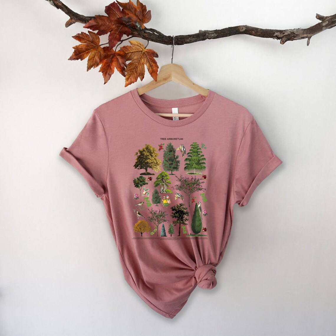 Tree Arboretum Shirt Blooming Trees Botanical Shirt Tree - Etsy