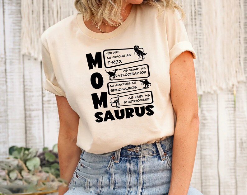 Mommy Saurus Shirt, Daddy Saurus T-shirt, Grandpa Saurus Shirt, Gift ...