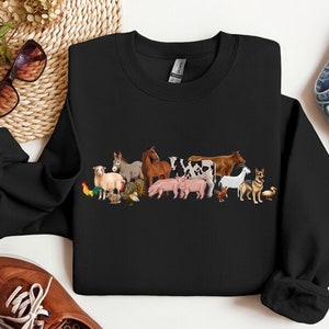 Farm Animal Shirt, Animal Lover Shirt, Farm Shirt, Animal Shirt, Farmer ...