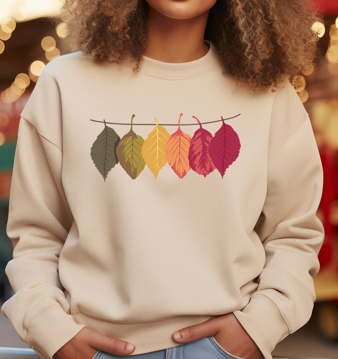 Botanical Tee , Fall Leaf Shirt for Woman, Plant Lady Shirt, Fall Tees, Thanksgiving T-shirt ...