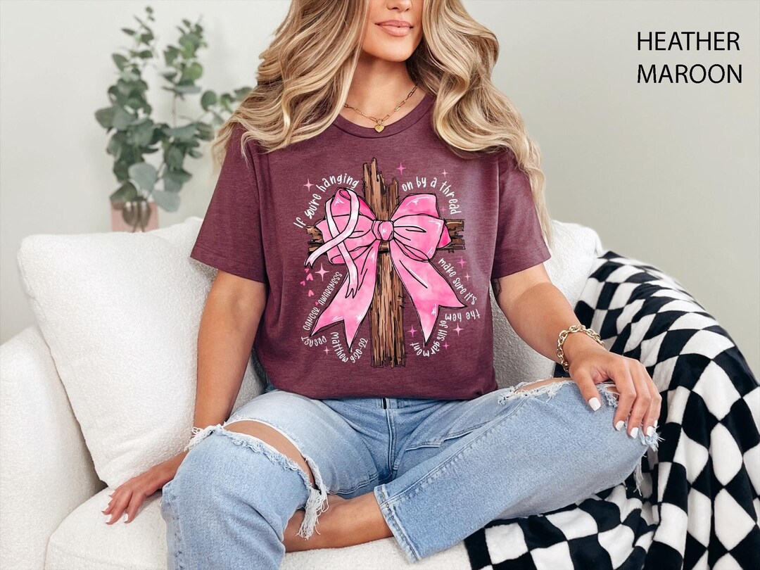 Jesus Pink Bow Cross Breast Cancer, Breast Cancer Awareness, Breast ...