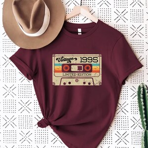 Vintage 1995 Limited Edition Cassette Shirt, 30th Birthday Shirt ...