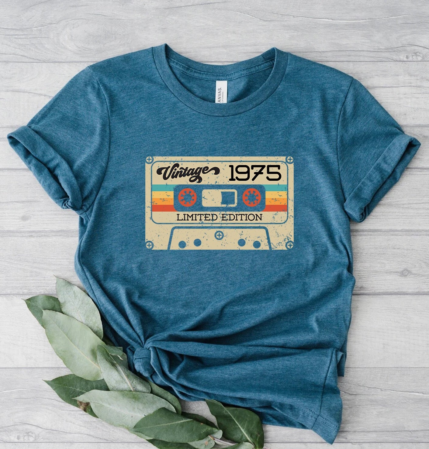 Vintage 1975 Limited Edition Cassette Shirt 48th Birthday - Etsy