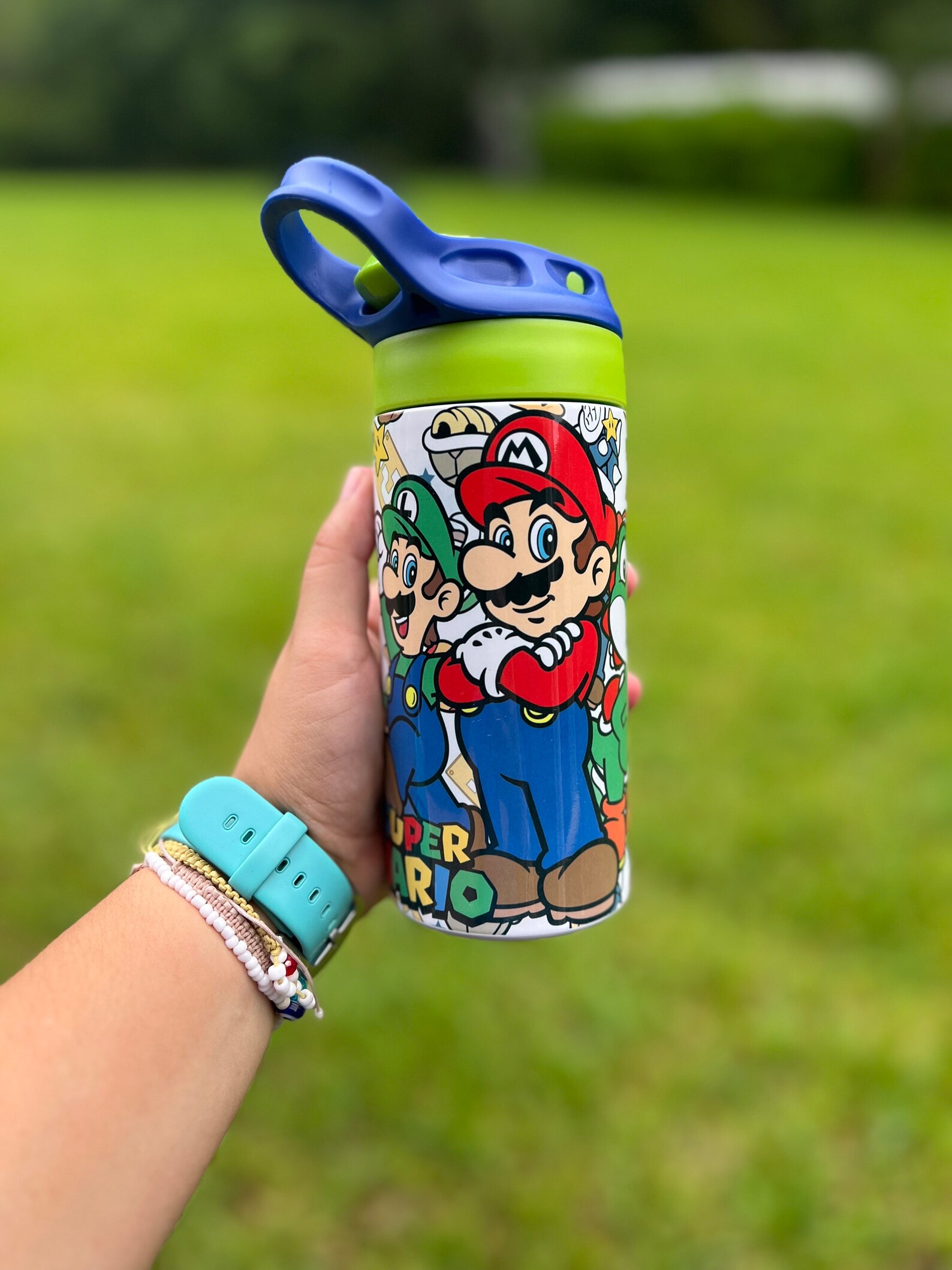 Kids Tumbler 16 Oz, Mario Bros Tumbler for Kid, Tumbler, 16 Oz, Mario ...