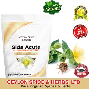 Sida Acuta ,freshly Air Dry to Order, Dried Leaves, Sida Rhombifol ,100 ...