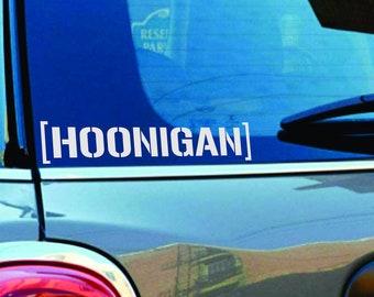 Hoonigan Decal Sticker - Etsy