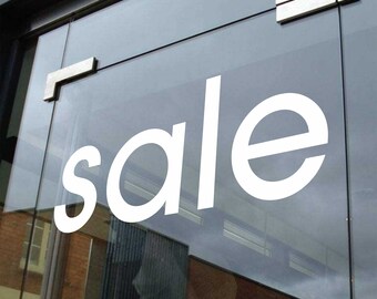 Sale Window Sticker - Etsy