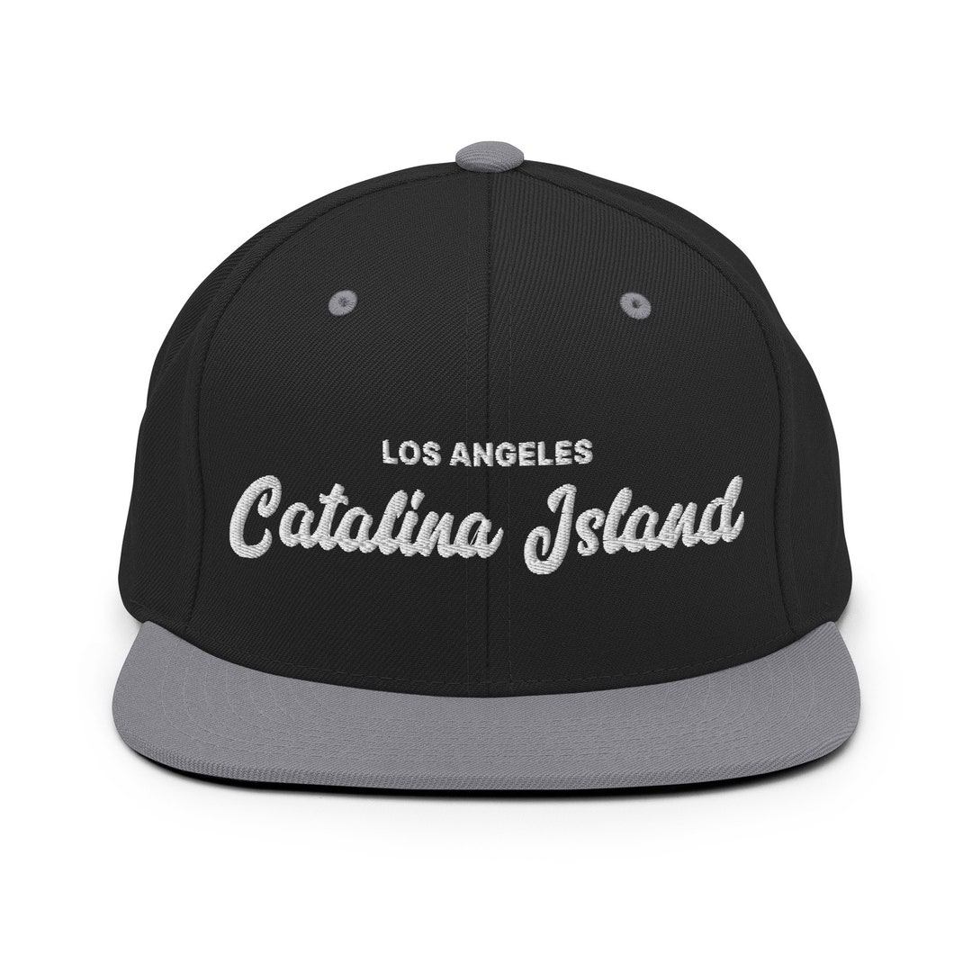 Catalina Island - 90s Retro Style Snapback Embroidered Hat - Etsy