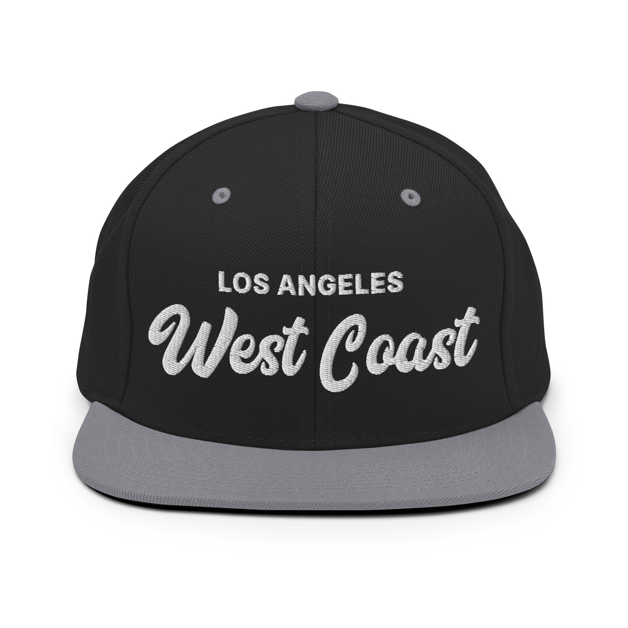 West Coast LA - 90s Retro Style Snapback Embroidered Hat - Etsy