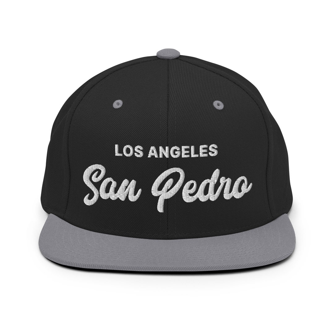 San Pedro - 90s Retro Style Snapback Embroidered Hat - Etsy