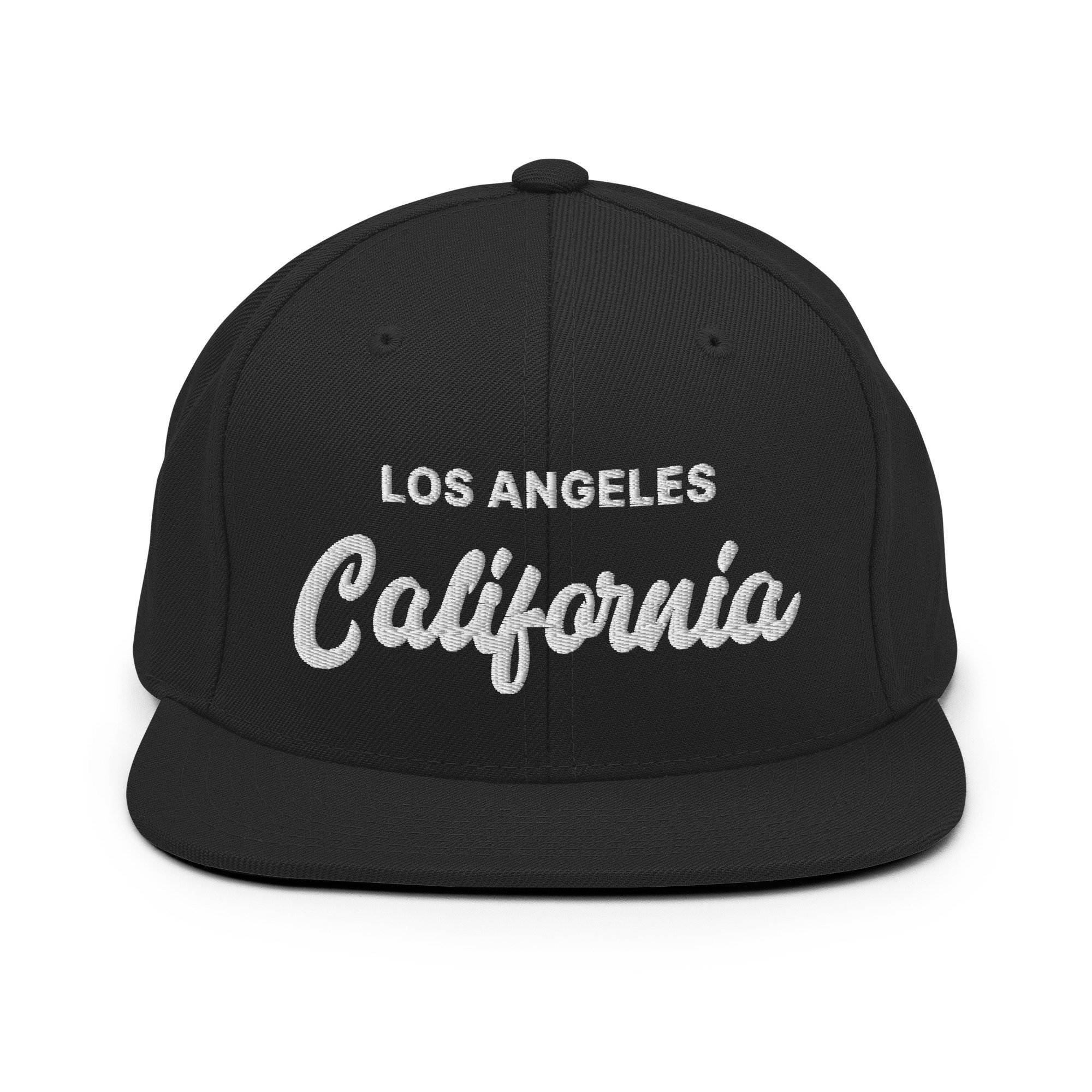 LA, CA 90s Retro Style Snapback Embroidered Hat - Etsy