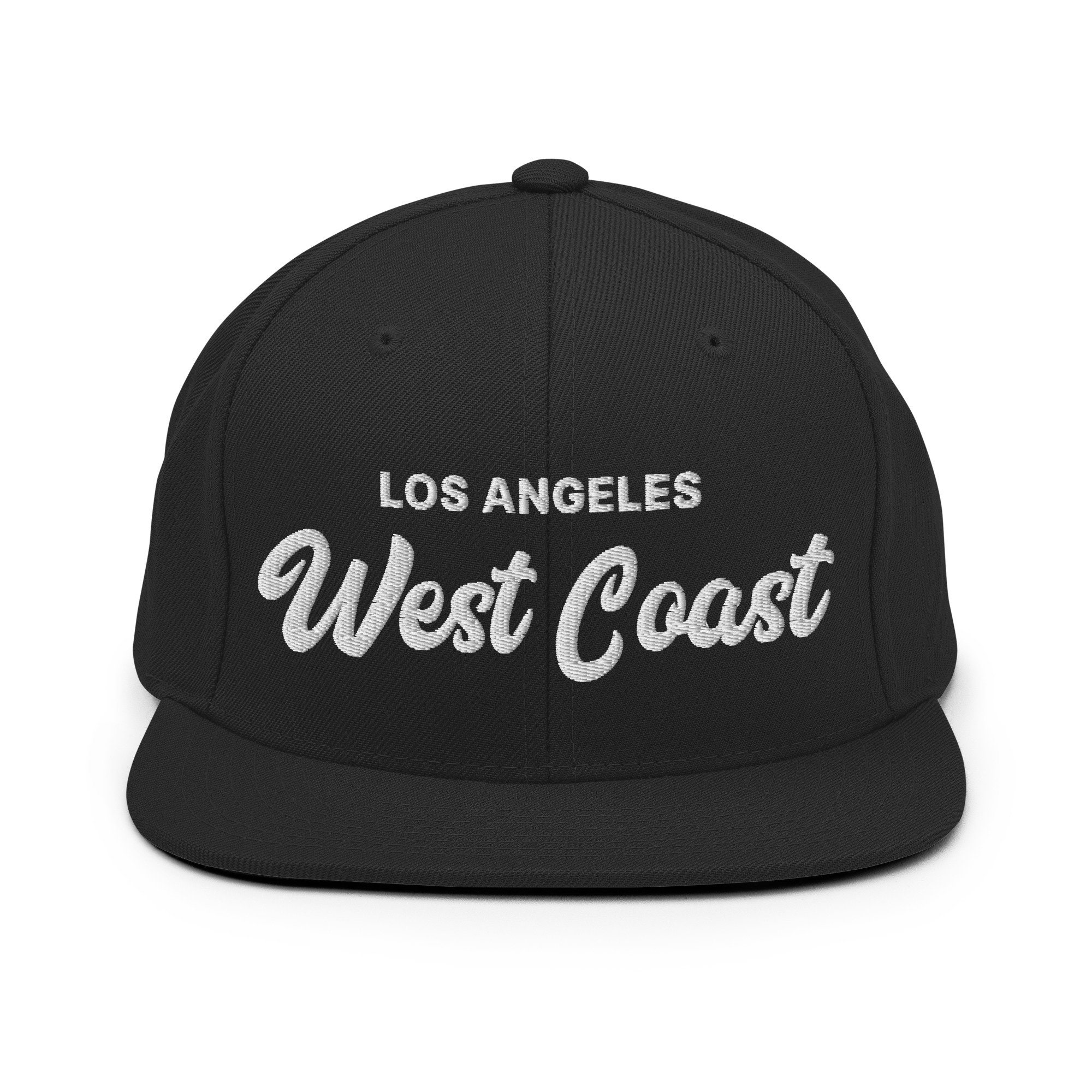 West Coast LA - 90s Retro Style Snapback Embroidered Hat - Etsy