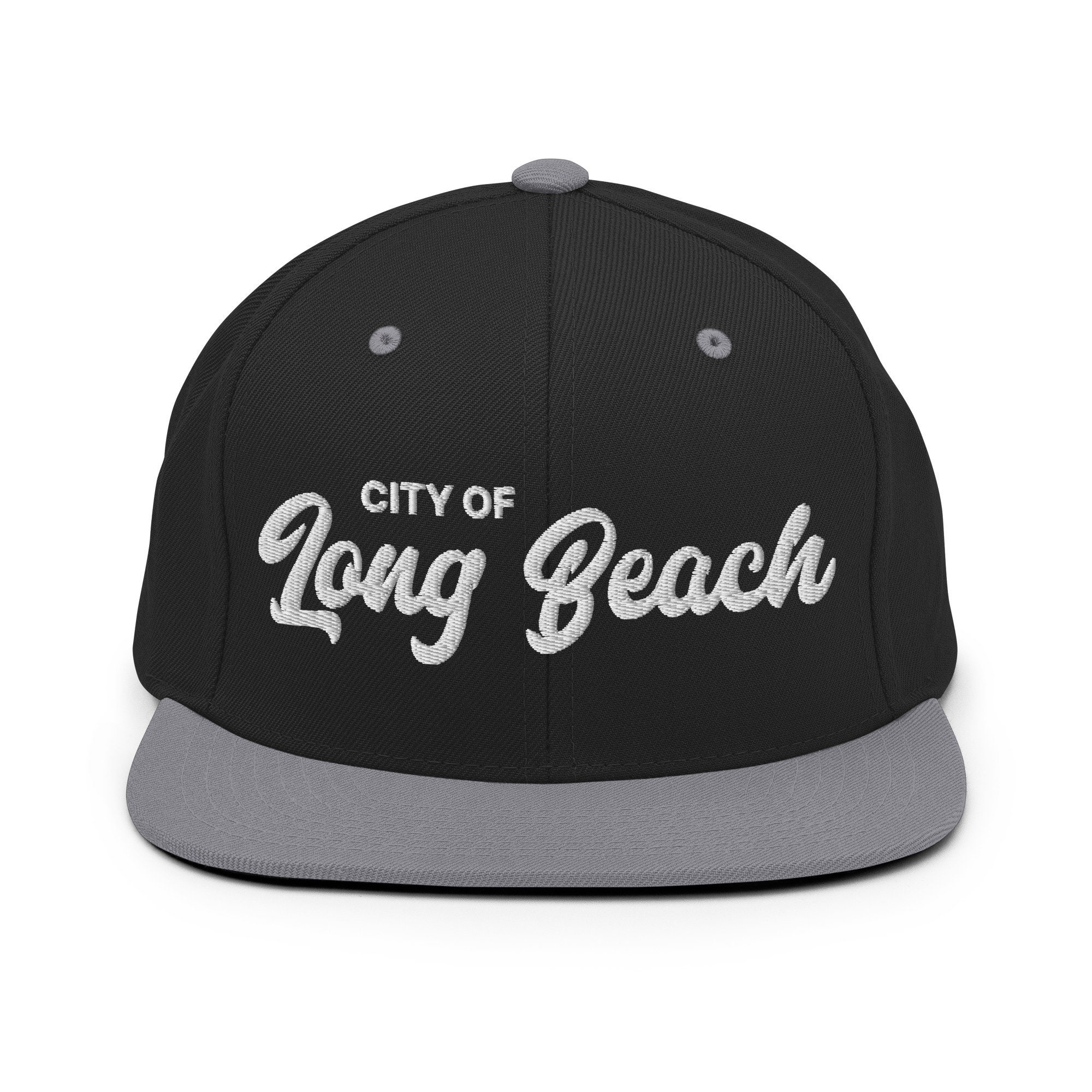 Long Beach (LBC) - 90s Retro Style Snapback Embroidered Hat - Etsy