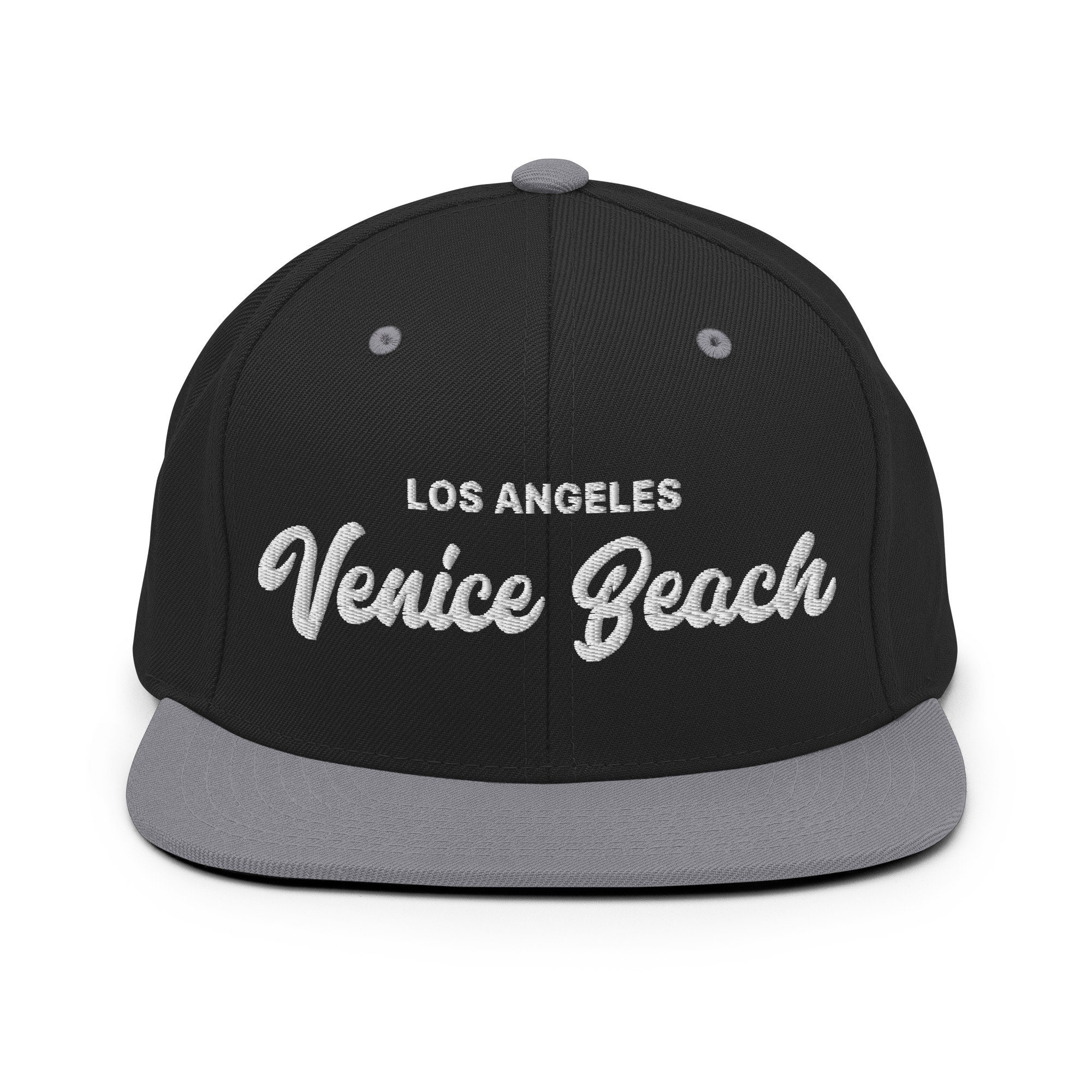 Venice Beach - 90s Retro Style Snapback Embroidered Hat - Etsy