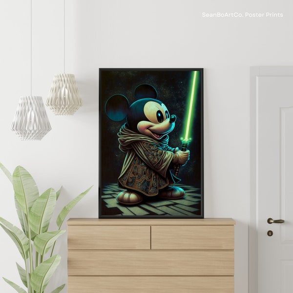 Jedi Mickey - Etsy
