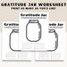 Gratitude Jar Worksheet for Children | Printable Activity for Kids ...