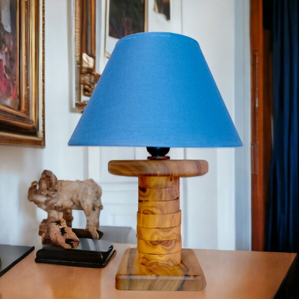 Small Wood Lamp - Etsy