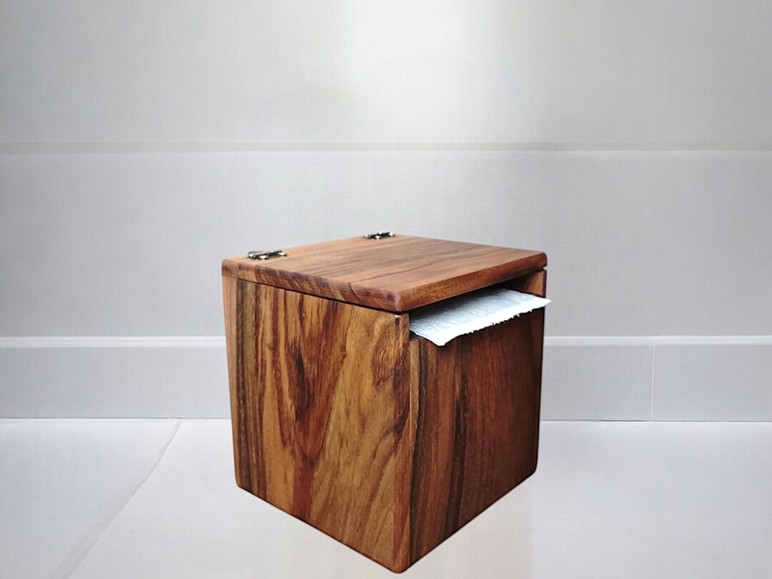 Wooden Toilet Paper Box, Toilet Paper Holder, Toilet Paper Storage ...