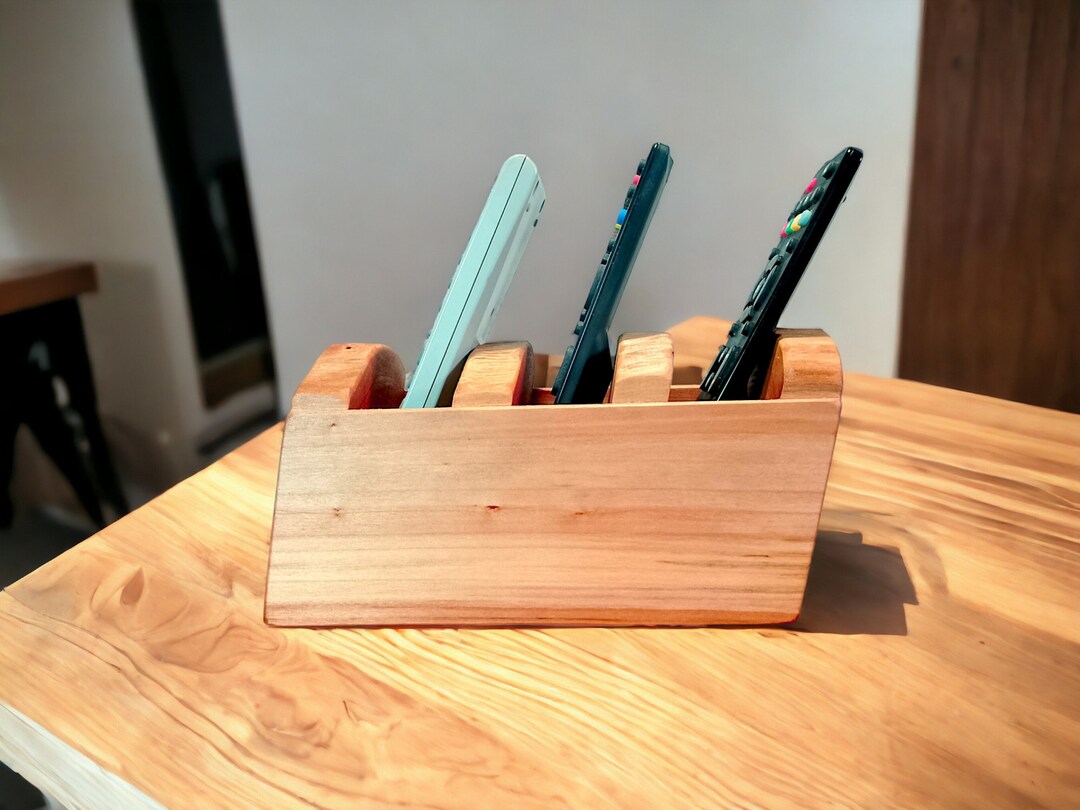 Rustic Controller Holder, Desk Organizer, Remote Control Holder, Remote ...