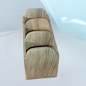 TV Remote Holder, Remote Control Stand, Wood Remote Holder, Remote ...