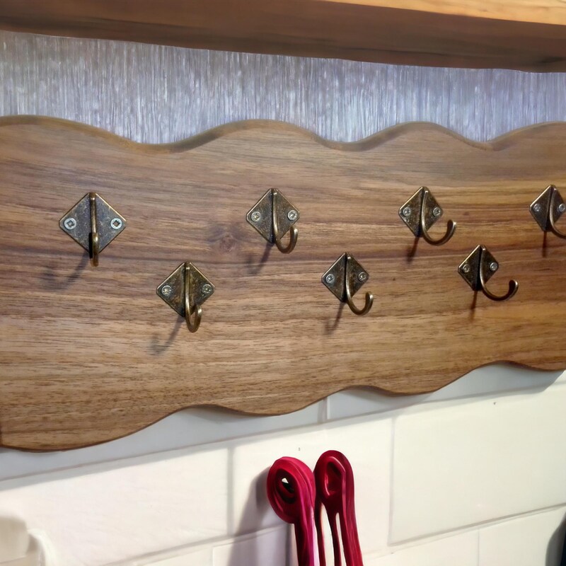 Wood Towel Rack - Etsy