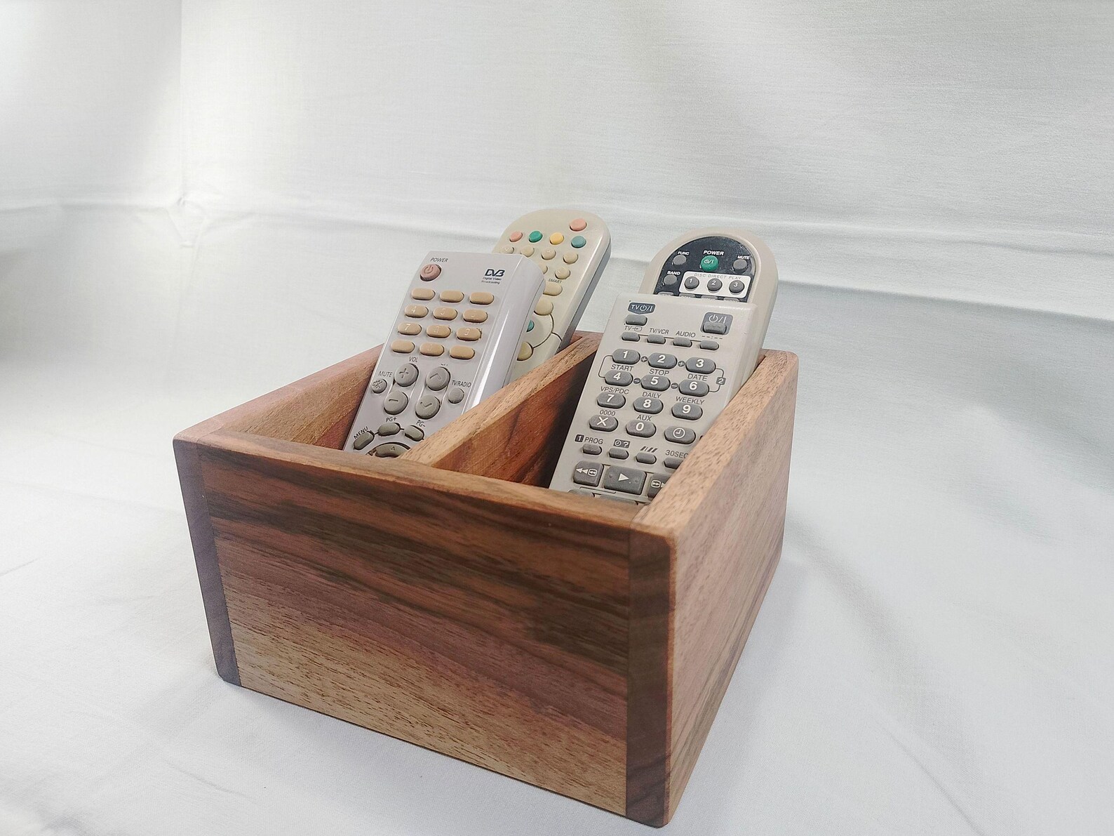 Wooden Box, Controller Holder, TV Remote Holder, Remote Stand, Remote ...