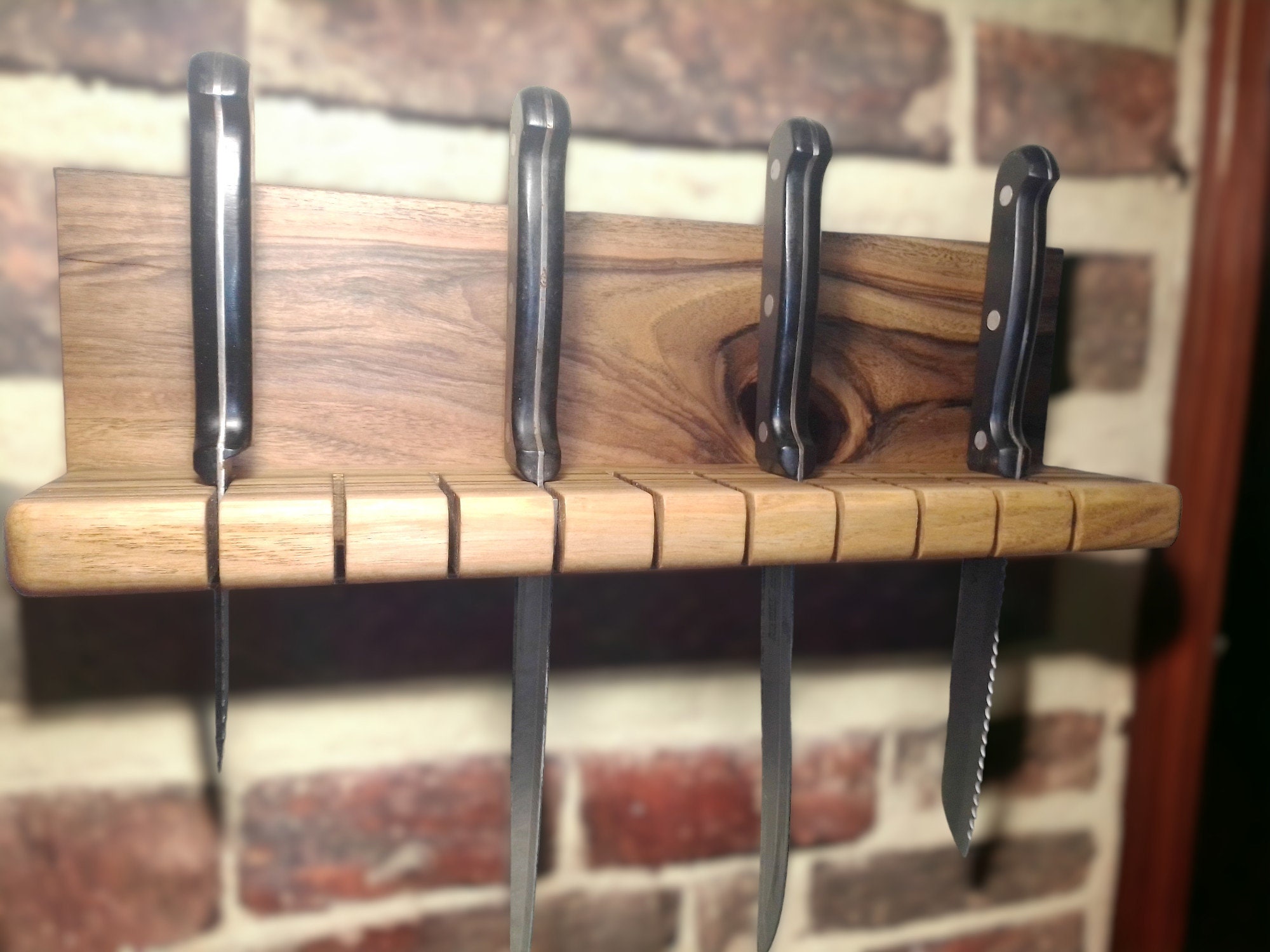 Hanging Knife Holder, Knife Board, Knife Organizer, Kitchen Wall Decor ...