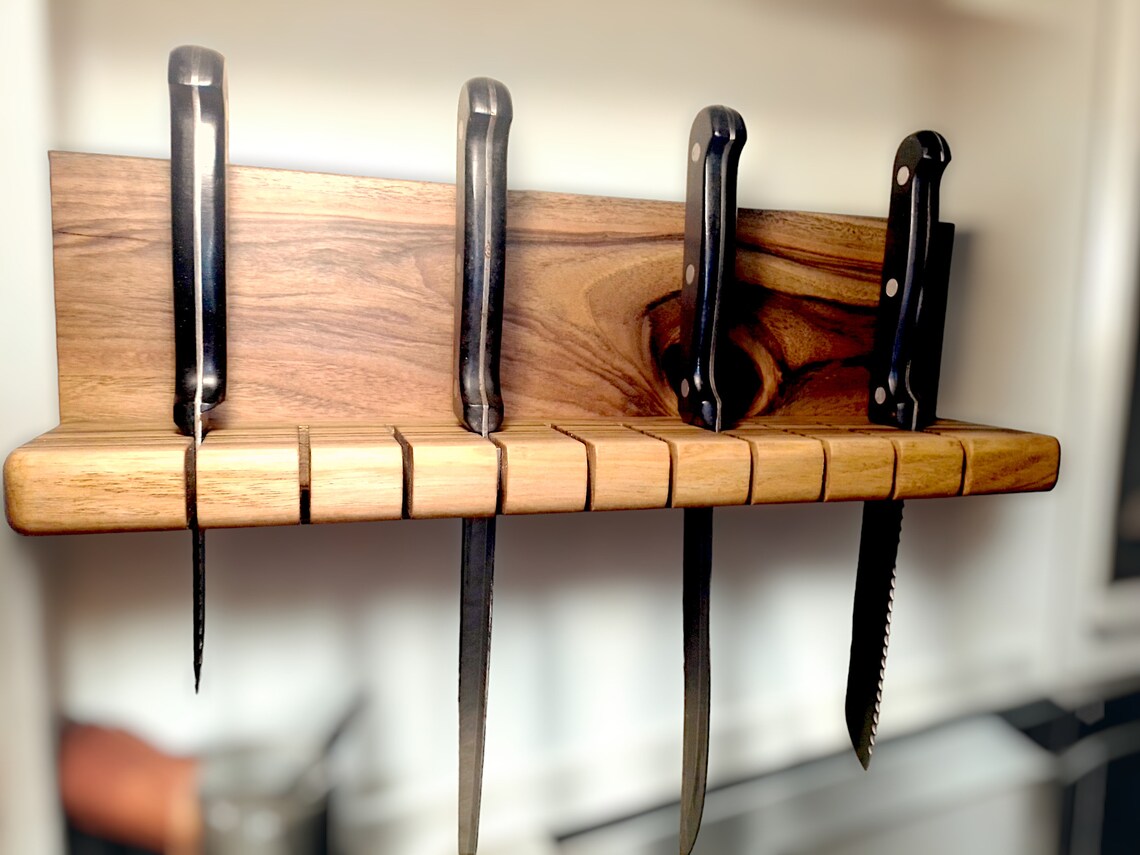 Hanging Knife Holder, Knife Board, Knife Organizer, Kitchen Wall Decor ...