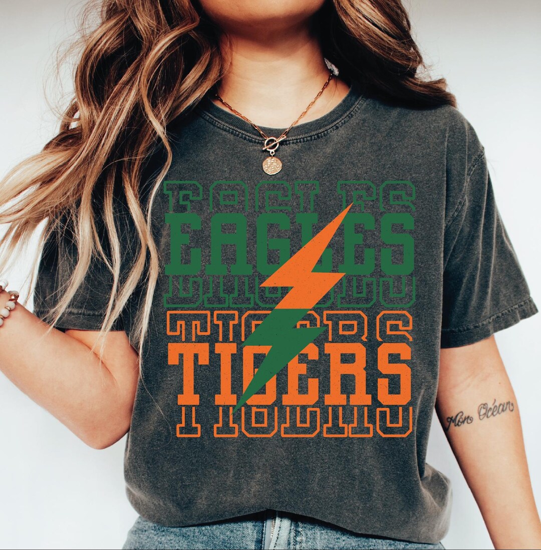Custom Two College House Divided Shirt, Personalized Mascot Tee, Family ...