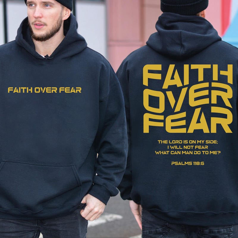 Faith Over Fear Hoodie - Etsy