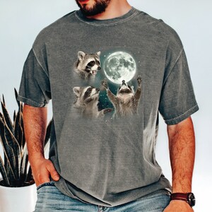 Comfort Colors Raccoons Shirt, Three Raccoons Vintage Graphic Shirt ...
