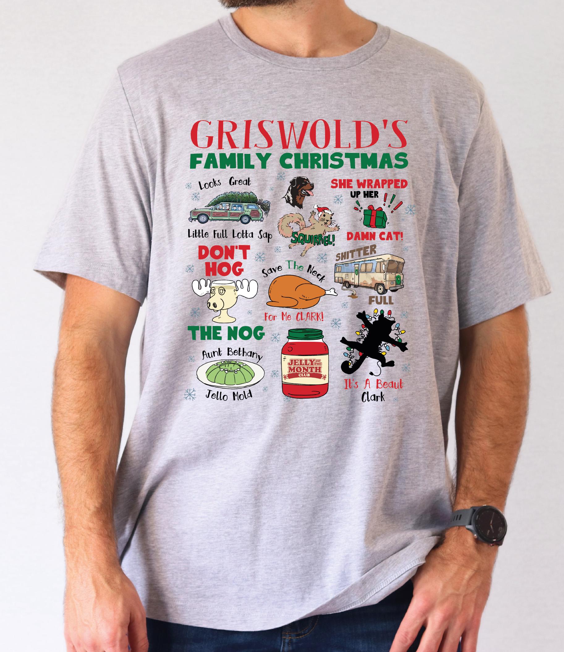 Griswold's Family Christmas Comfort Colors Shirt, E Funny Christmas ...