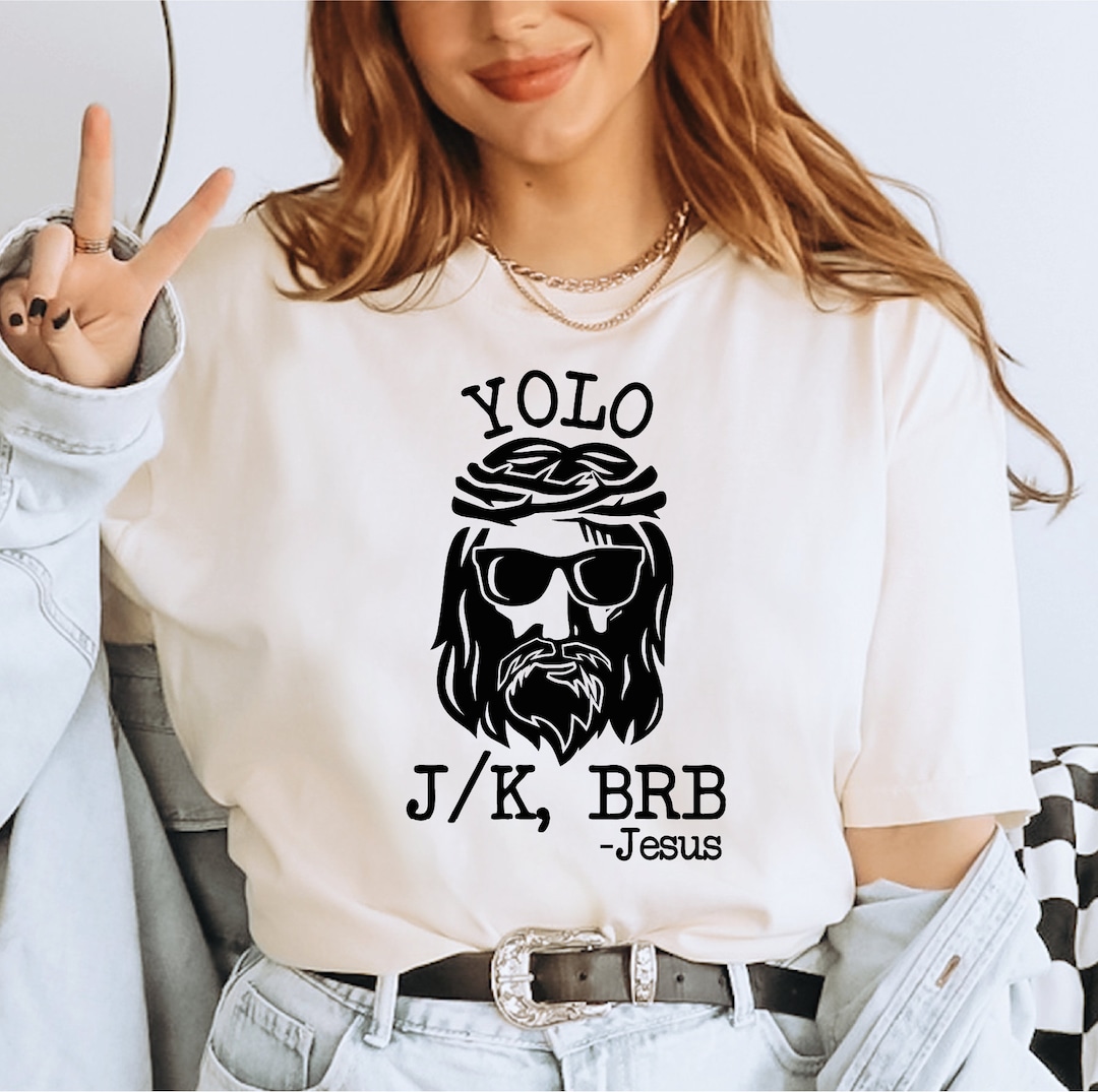 YOLO JESUS Comfort Colors Shirt, Easter T-shirt, Women's Easter Shirt ...